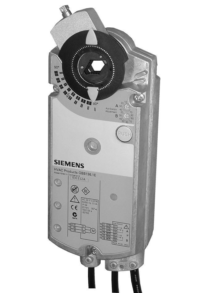Siemens 35Nm 24V 3-Pos Control | ControlsDirect