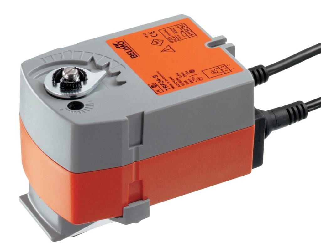 Belimo 2Nm 24V 2-Position Spring Return Valve Actuator w/ Aux Switch ...